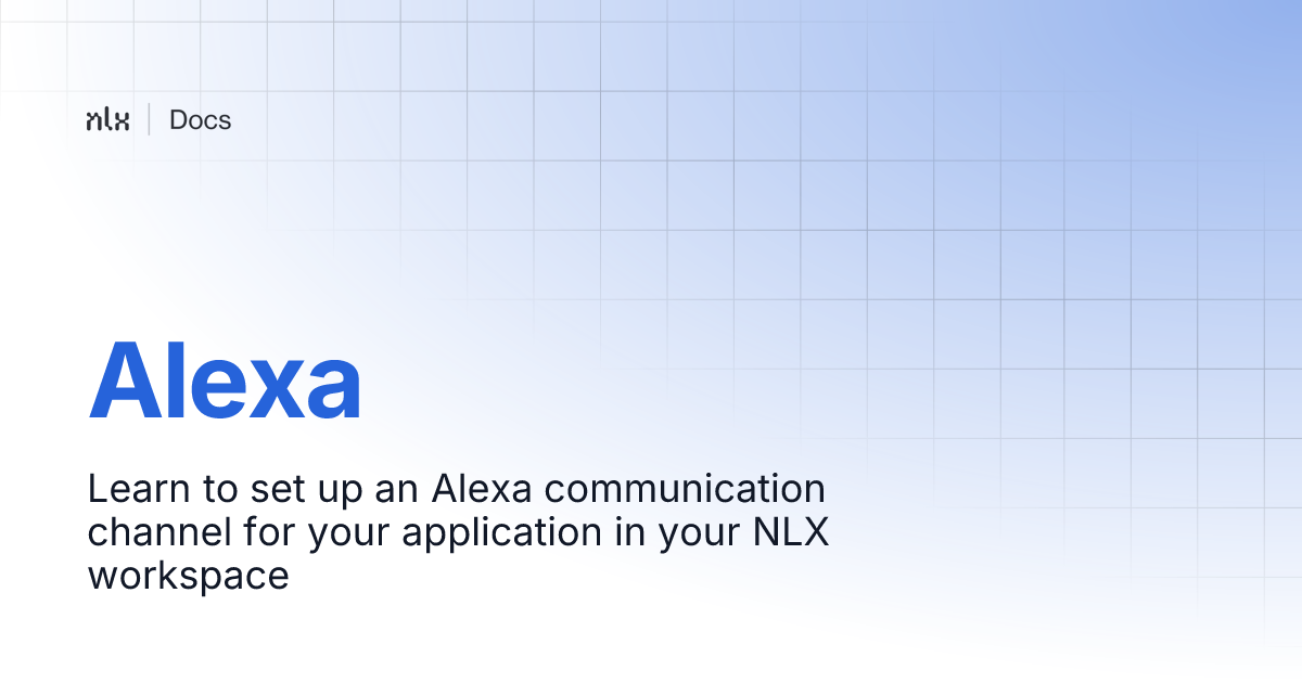 Alexa | Platform | Docs